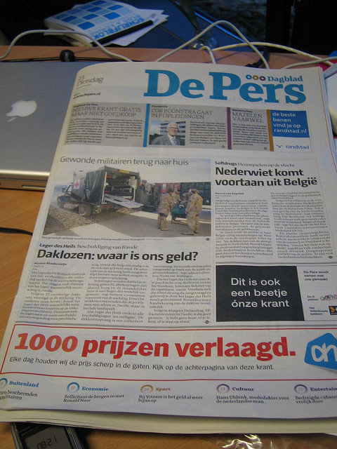 Wegener vast aan verlieslijdend De Pers | Nieuw Amsterdams Peil