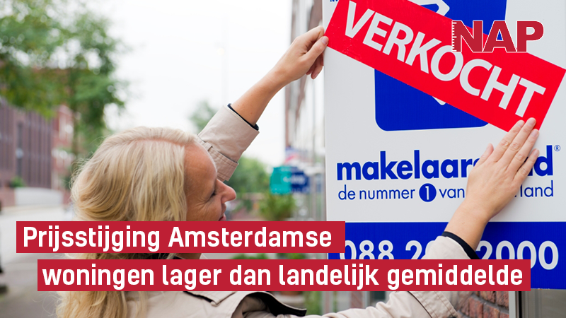 Prijsstijging Amsterdamse woningen lager dan landelijk gemiddelde ...